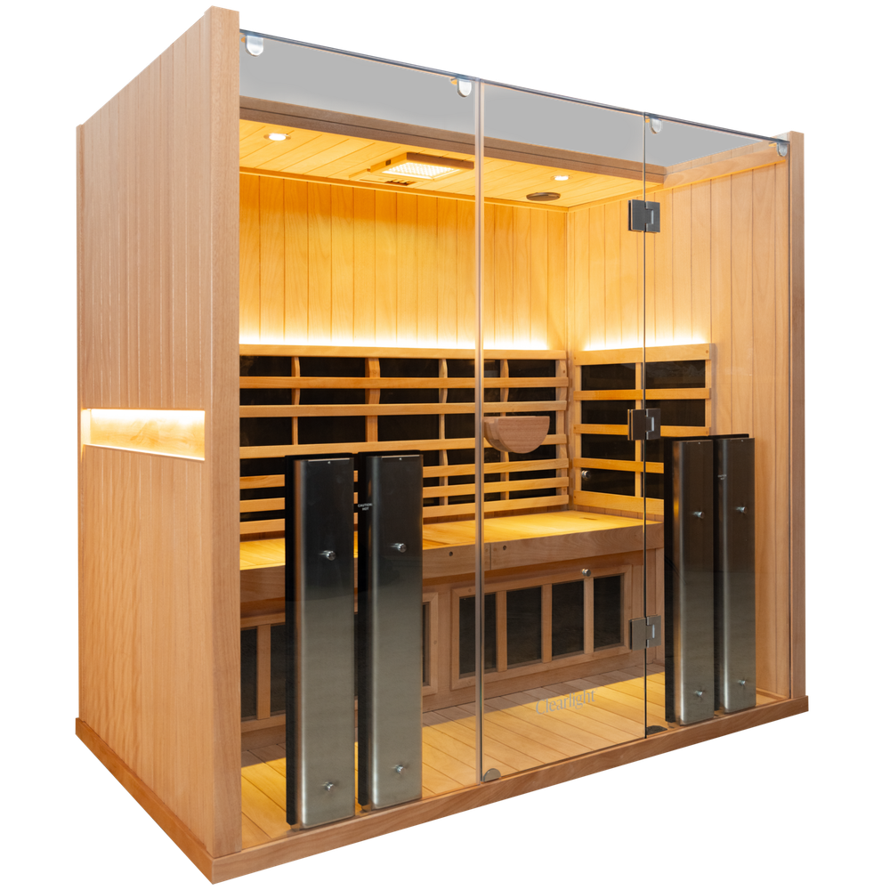 Clearlight Sanctuary™ 5 Full Spectrum Five Person Infrared Sauna ...