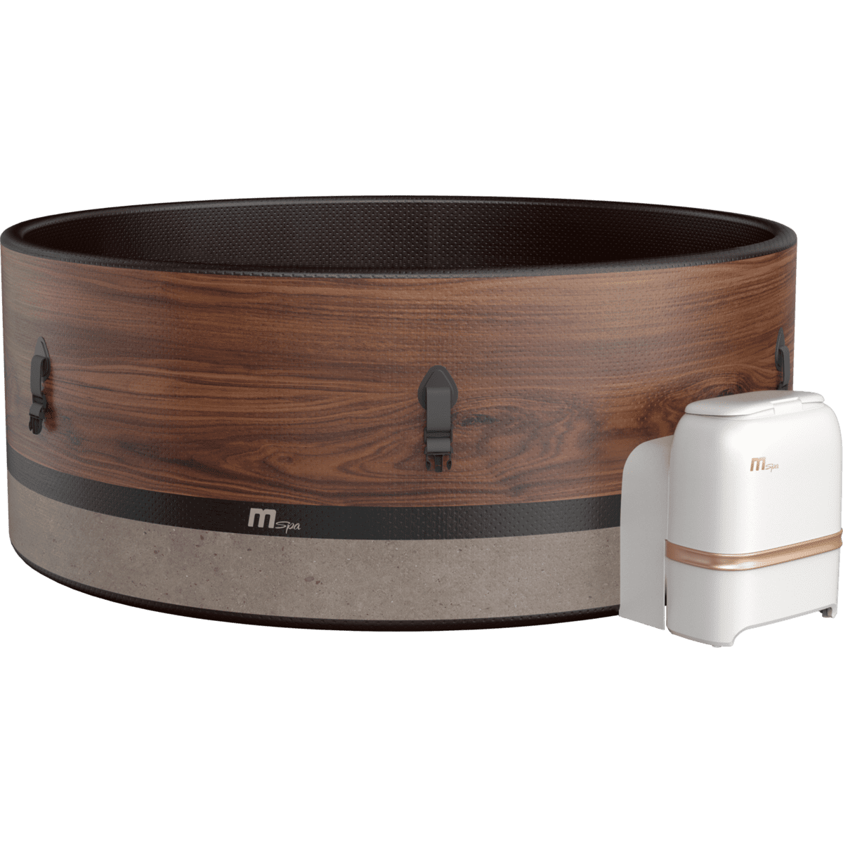 MSPA FRAME Duet Round 6 Person Inflatable Hot Tub Spa - Purely Relaxation