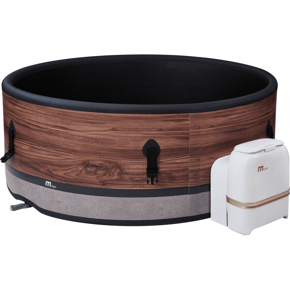 MSPA FRAME Duet Round 6 Person Inflatable Hot Tub Spa - Purely Relaxation