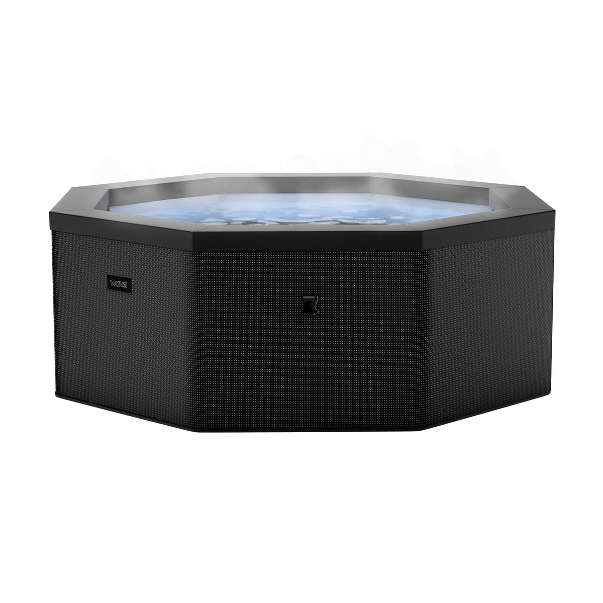 Wave Spa Como Octagon 6 Person Eco Foam Hot Tub With Built-In Integrat ...