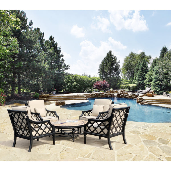 Astoria Outdoor Deep Seating Set of 5 - Purely Relaxation