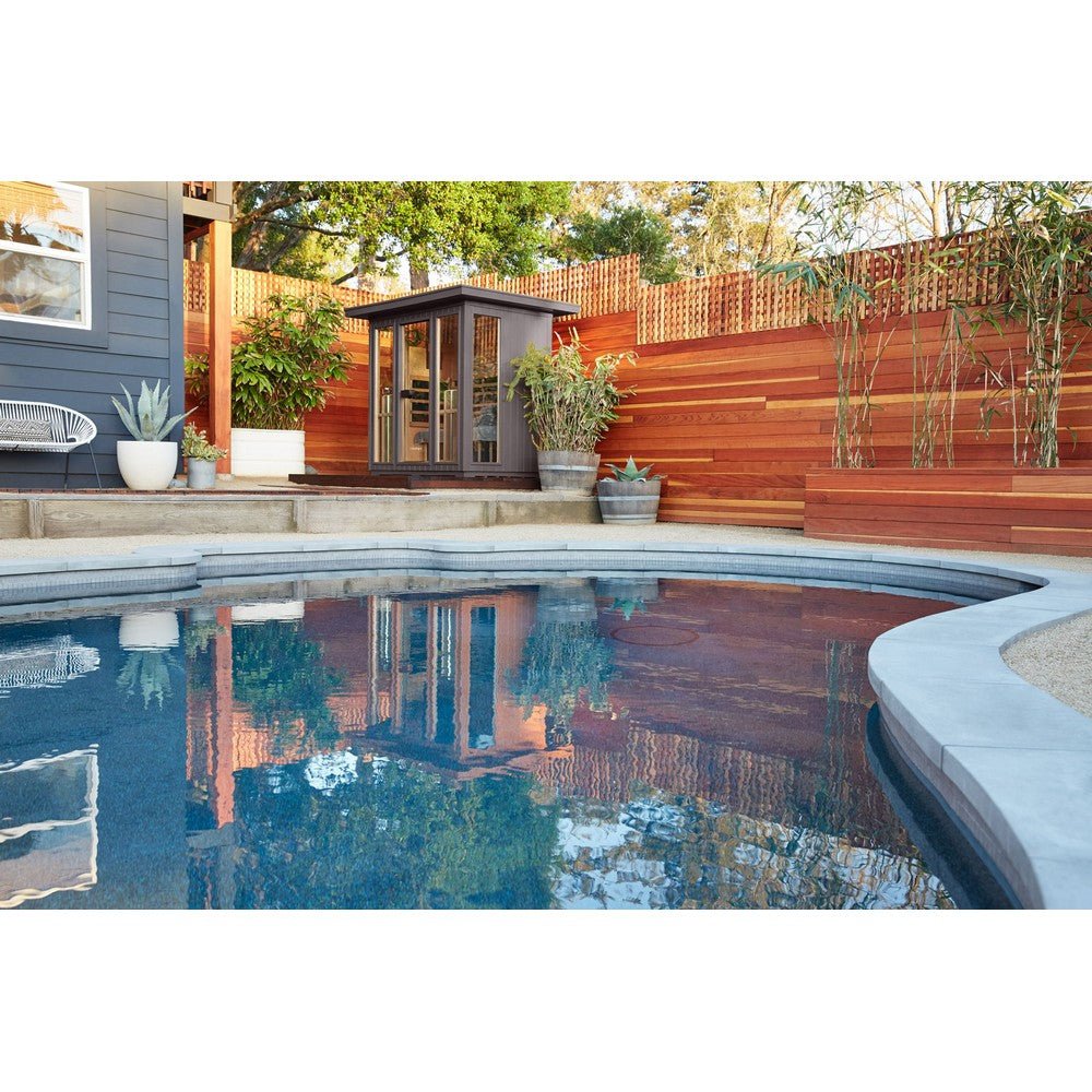 Clearlight Sanctuary™ Outdoor 5 Five Person Full Spectrum Infrared Sau ...