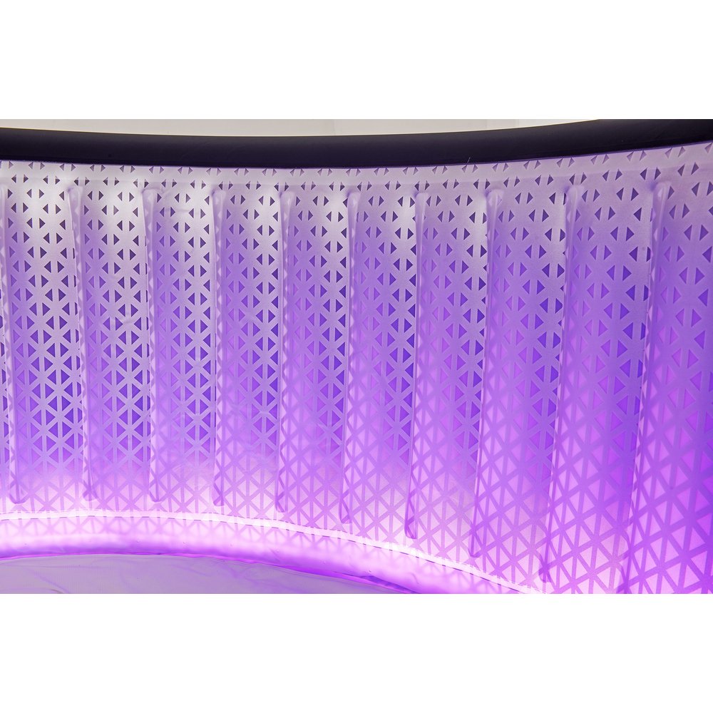 MSPA URBAN Aurora Round 6 Person Inflatable Hot Tub Spa With LED light ...